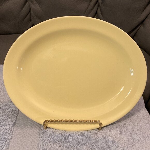 Buffalo China | Dining | Vtg 96s Buffalo Chinamini Yellow Oval ...